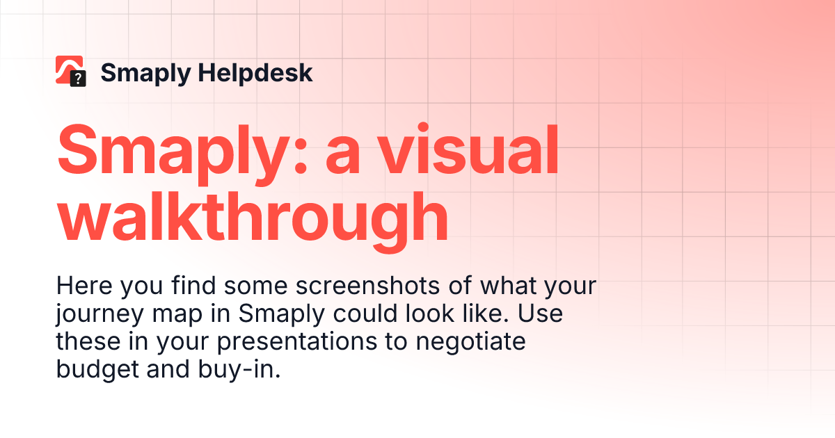 Smaply: a visual walkthrough | Smaply Helpdesk
